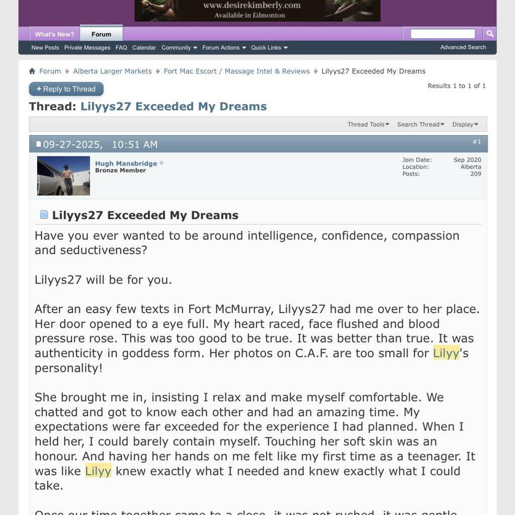 Lilyy well reviewed c-a-fass worship4 days | 5143178902 | Winnipeg ...